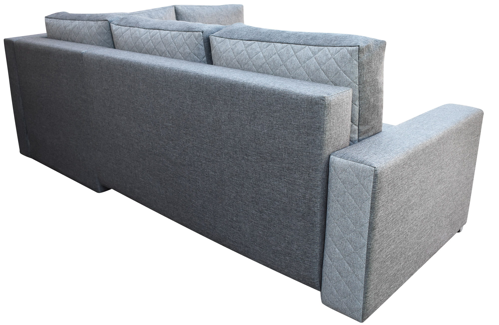 Detroid Schlafsofa links Grau/Graphit | Bonni24.de